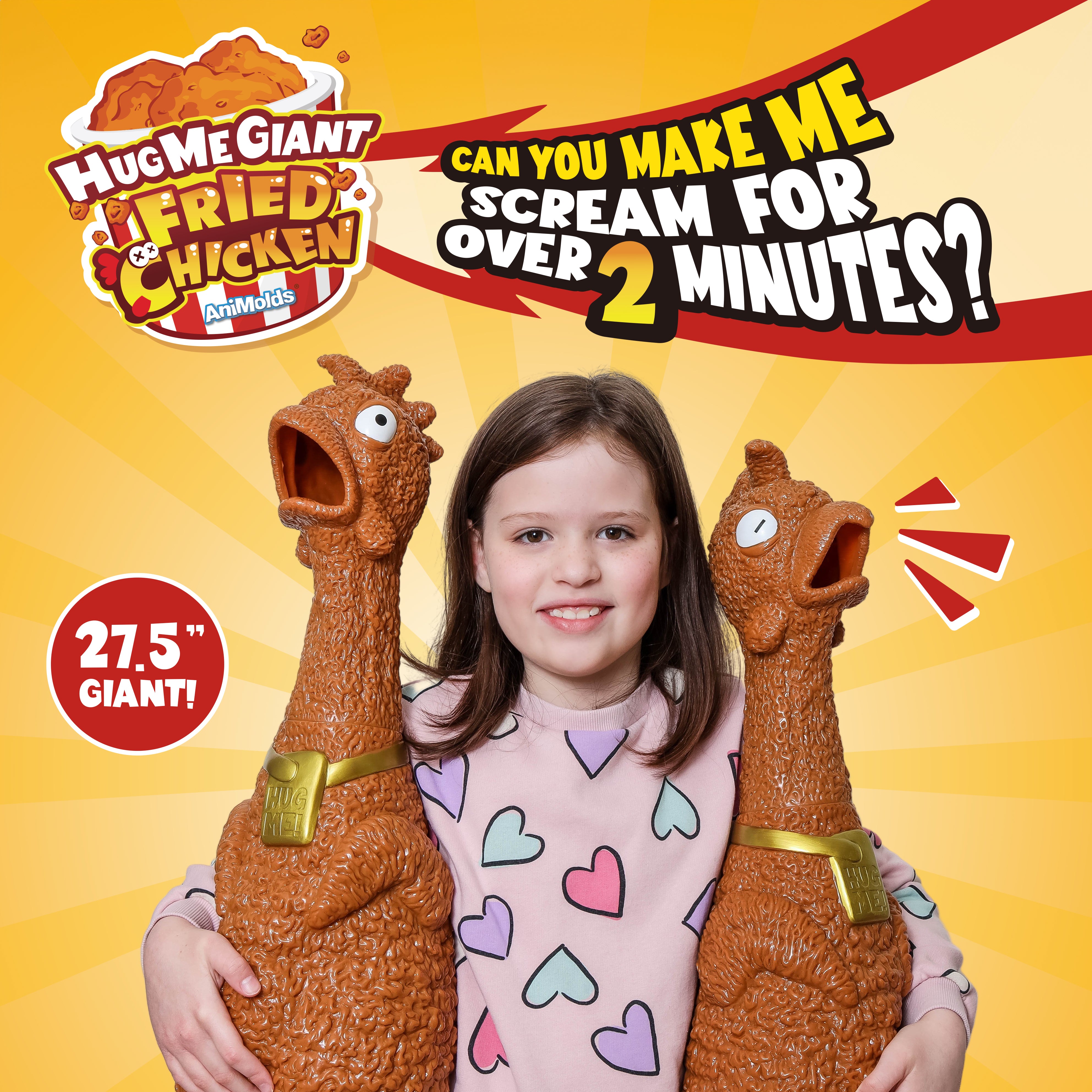 Hug Me GIANT Fried Chicken | Animolds Rubber Chicken – Flash Sales Inc.