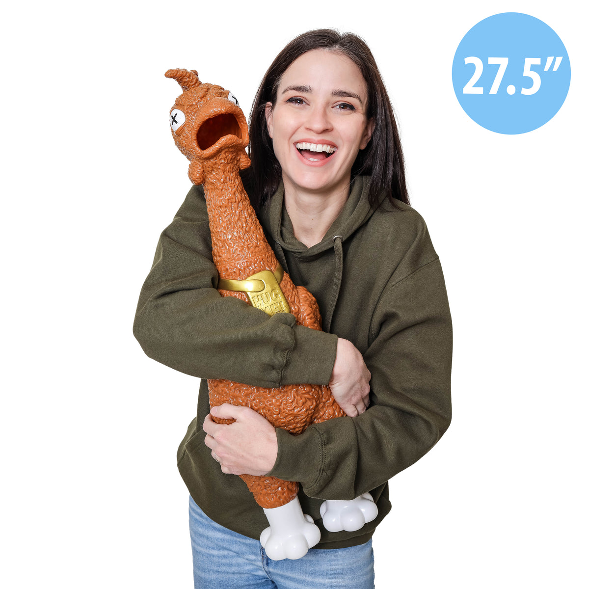 Hug Me GIANT Fried Chicken | Animolds Rubber Chicken – Flash Sales Inc.